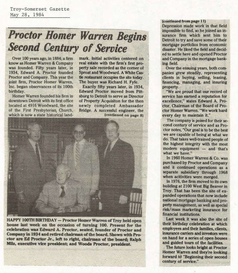 Proctor Loan Protector - News - Proctor Financial: Deep Roots & the ...