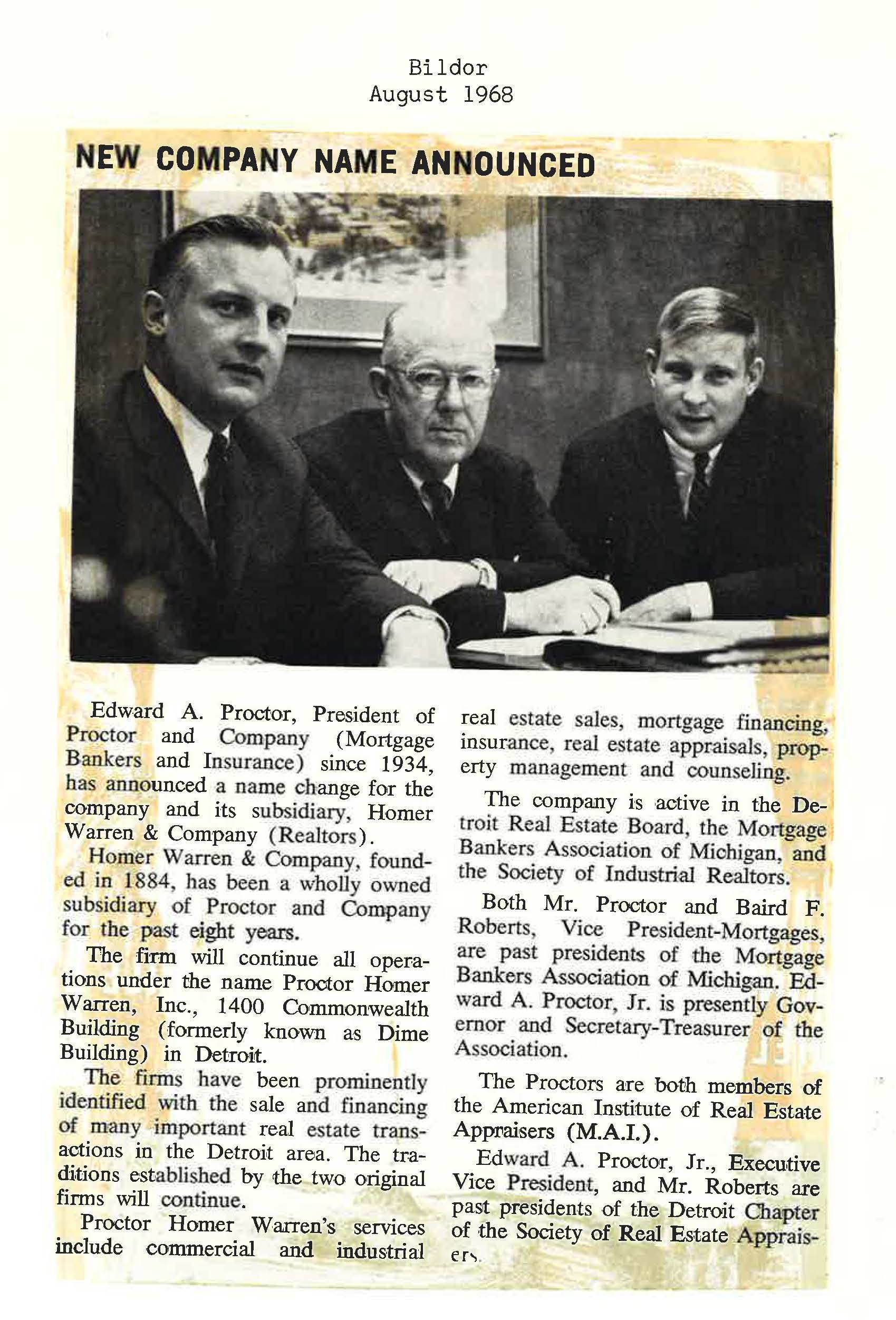 Proctor Loan Protector - News - Proctor Financial: Deep Roots & the ...